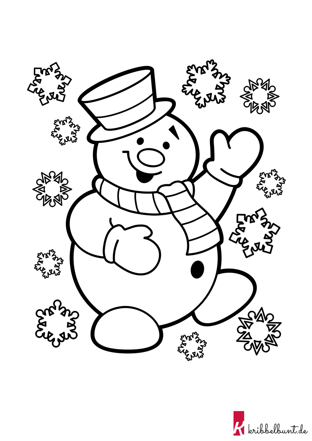 Schneemann Vorlage Ausdrucken